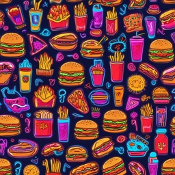 Neon Nights at Wendy's by @kommon | Suno