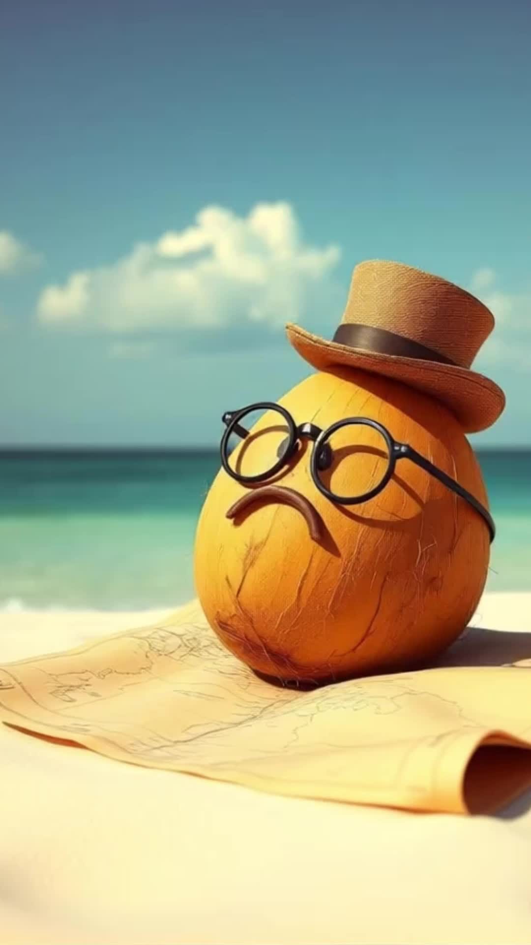 The Curious Coconut by Alan-DW | Suno