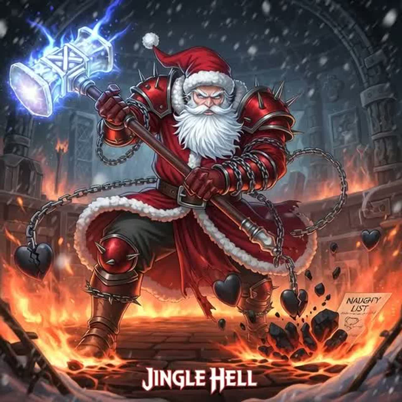 Jingle Hell by Evin, the Chibi Beast | Suno